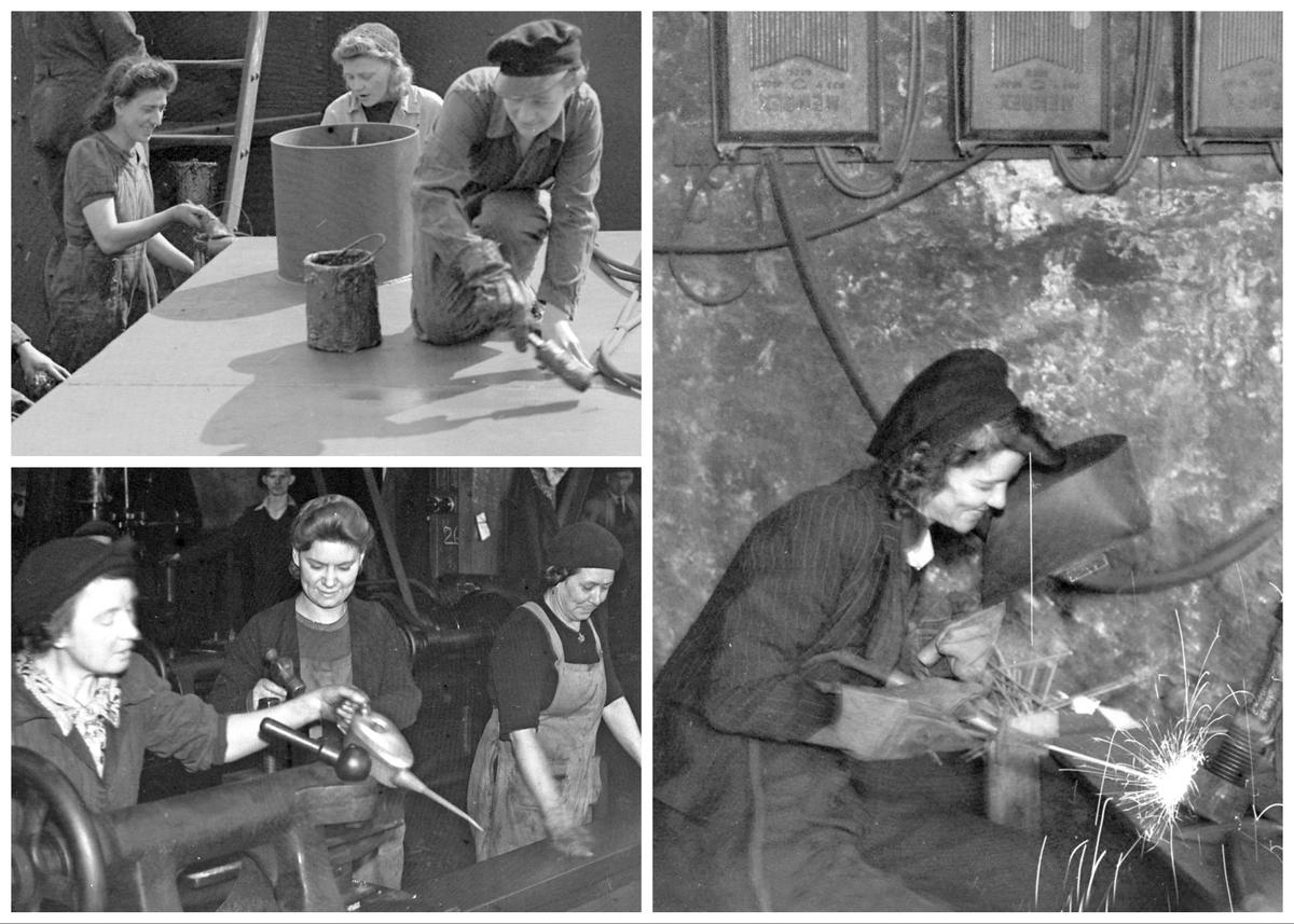 Women in Welding History: The “shipyard girls” of WW2 - Rapid Welding Blog