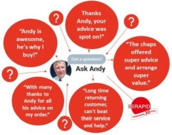 Meet the team: Andy Doe, Sales Director - Rapid Welding Blog